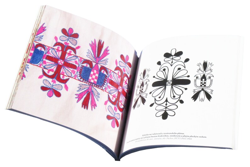BOOK Slovak Folk Embroidery Designs for Inspiration Ethnic - Etsy