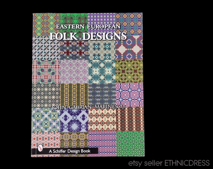 BOOK Romanian Folk Patterns - Embroidery Weaving Beadwork & Ethnic ...