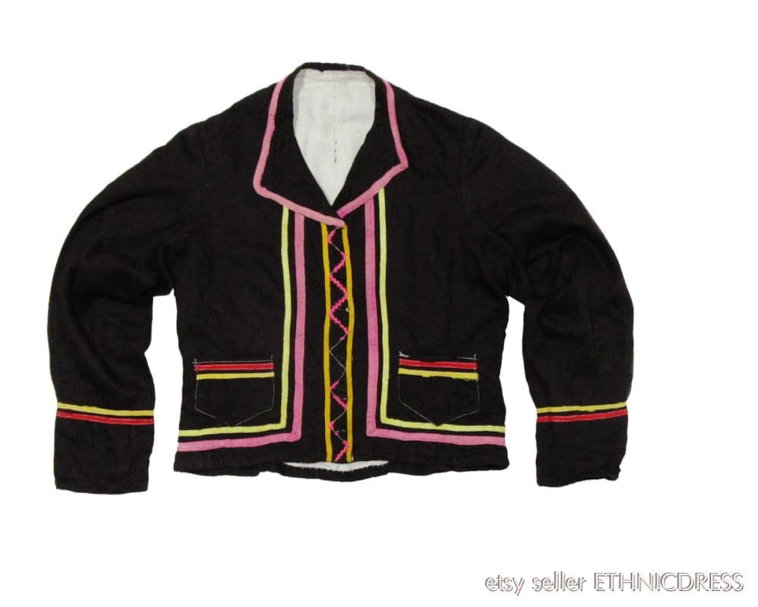 Rare Ukrainian Folk Costume Work Wear Jacket From Polissya Region Near ...