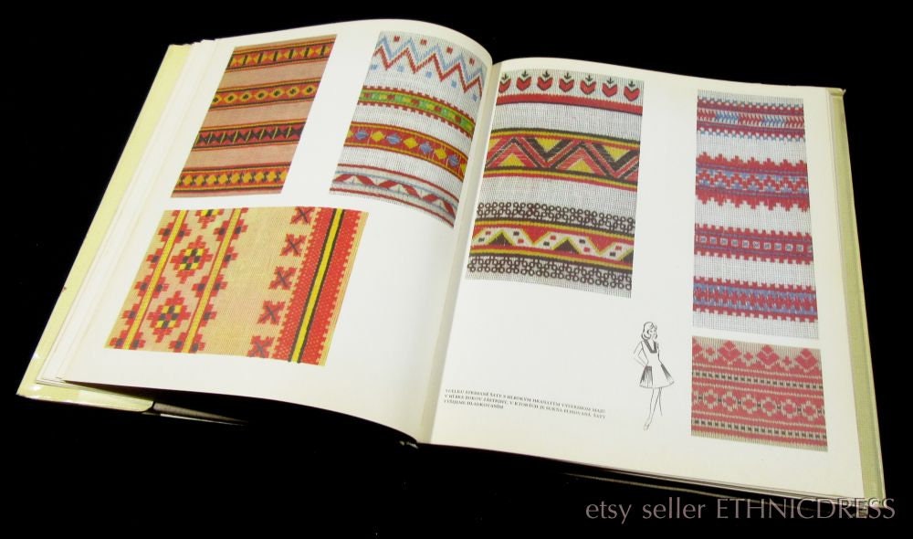 BOOK Slovak Embroidery Patterns - Traditional & Ethnic Designs | Folk ...