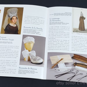 BOOK French Costumes From Normandy Handmade Fashion History Bonnet Cap ...