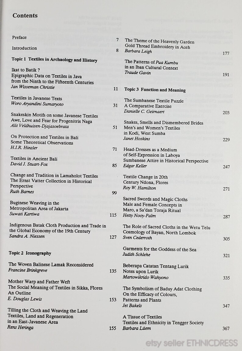 BOOK Weaving Patterns of Life: Indonesian Textile Art & - Etsy