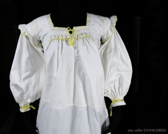 Authentic Rusyn Folk Costume Blouse/dress Zakarpattya Region | Etsy