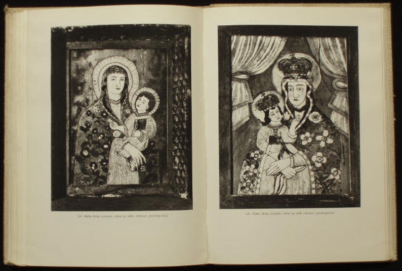 BOOK Polish Folk Painting on Glass Traditional Reverse - Etsy