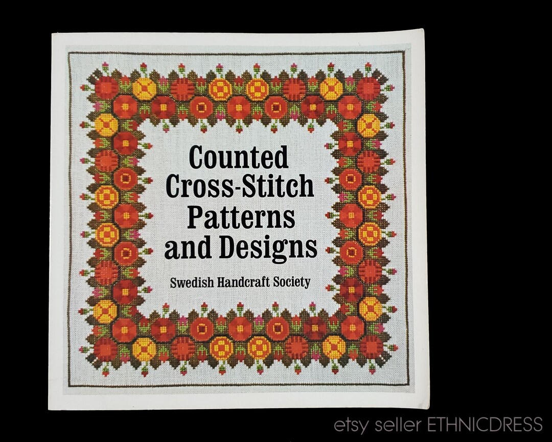 BOOK Counted Cross-stitch Patterns & Designs From the Swedish - Etsy