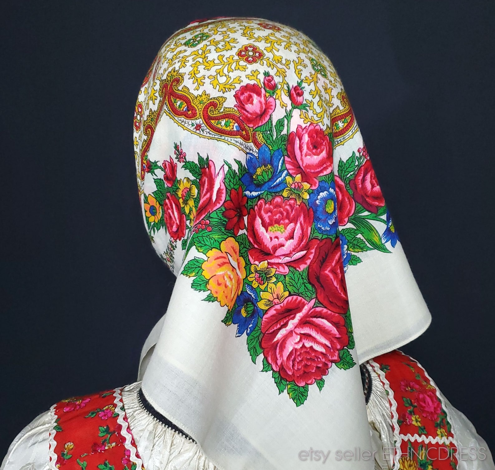 Vintage Rusyn Woman's Folk Costume From Velky Lipnik, Slovakia | Spis ...