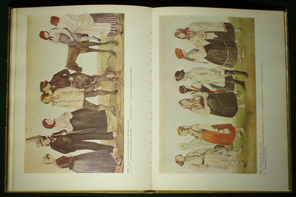 Rare Book Set: Traditional Folk Costumes of the Baltic Countries ...