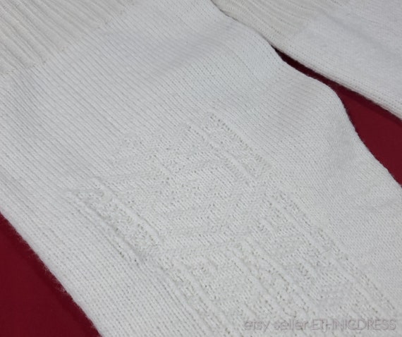 Handknit folk costume socks from Schwalm, Germany | t… - Gem