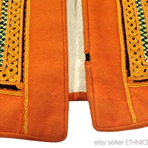 REMARKABLE Croatian Folk Costume Jacket Zagreb Prigorje | Brown Wool ...