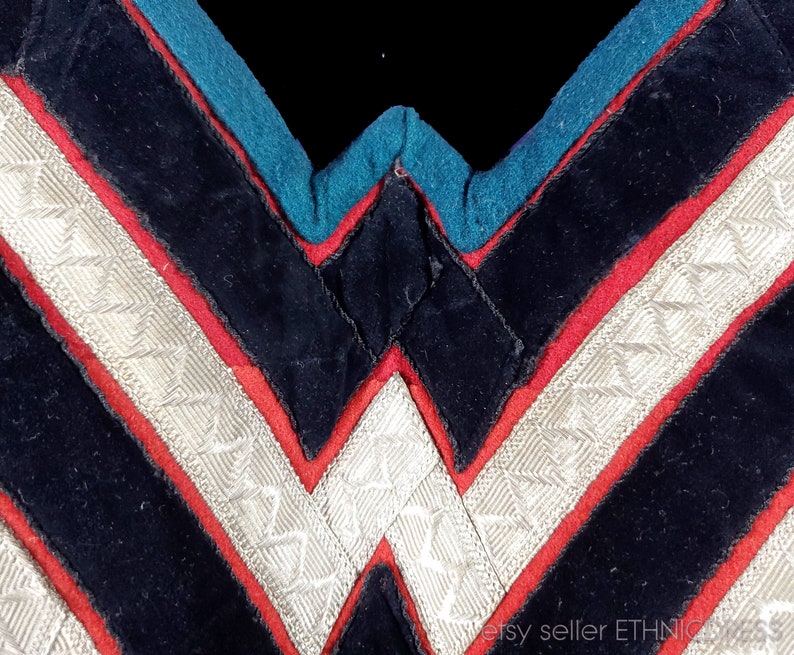 Rare Rusyn Folk Costume Vest From East Slovakia - Kojsov | Handmade ...