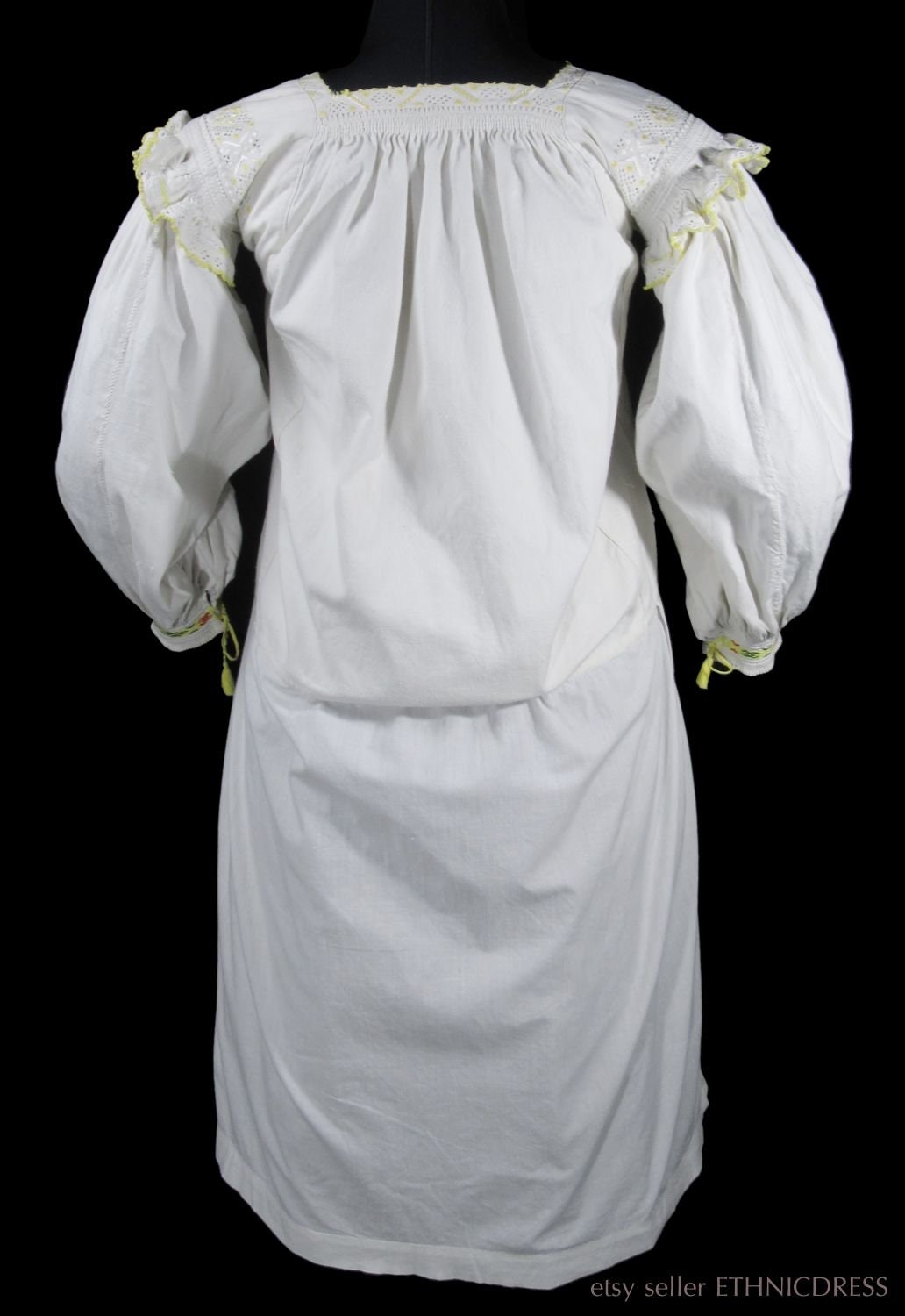 Authentic Rusyn Folk Costume Blouse/dress Zakarpattya Region Ukraine ...