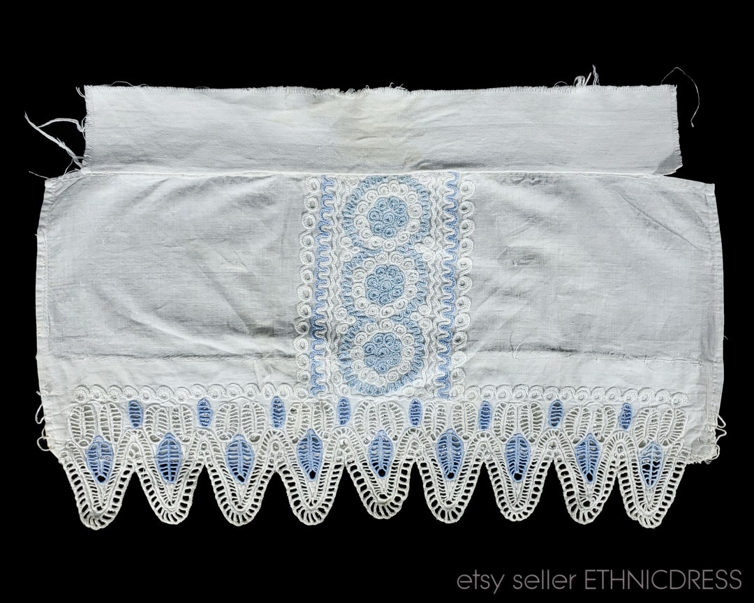 Vintage Slovak Folk Costume Cap From Krakovany Piestany Region | White ...