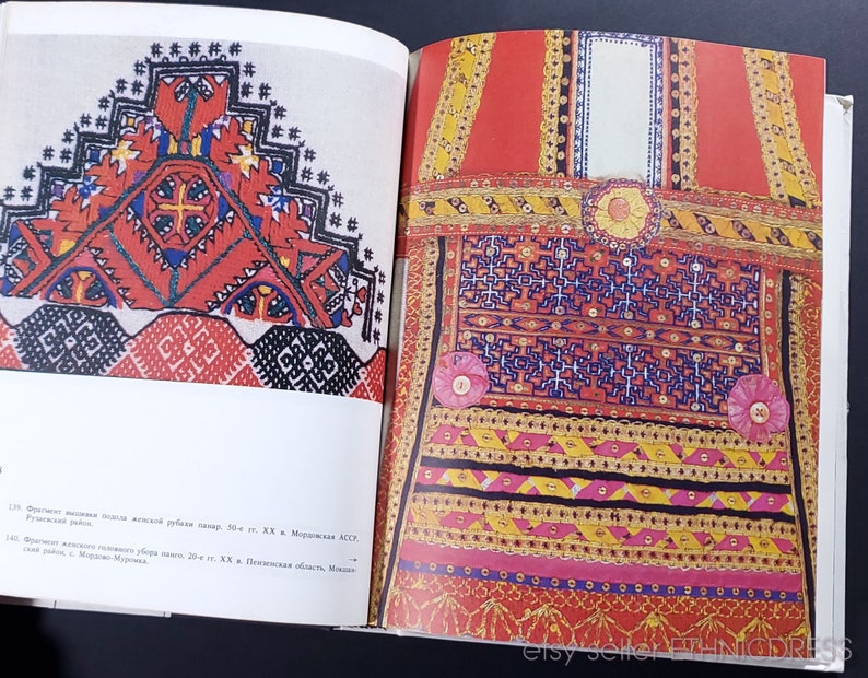 BOOK Mordvin Folk Costumes - Traditional Dress & Embroidery | Russian ...