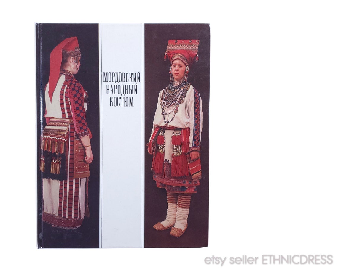 BOOK Mordvin Folk Costumes - Traditional Dress & Embroidery | Russian ...