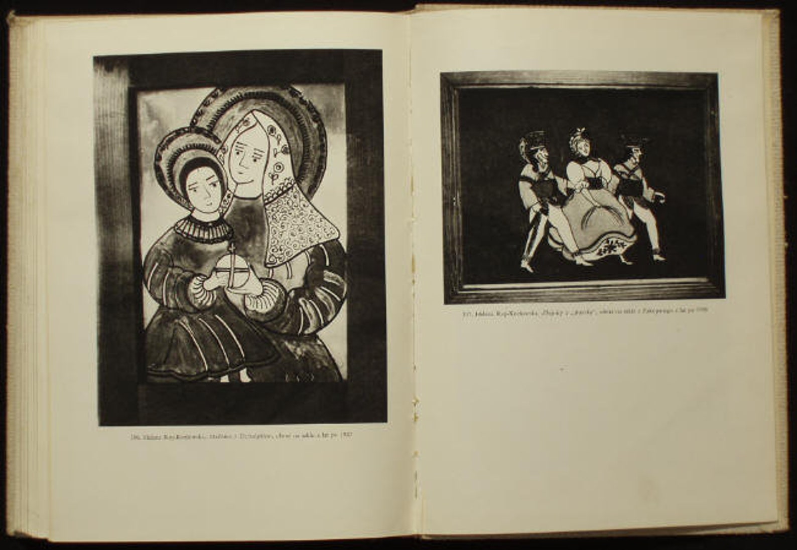 BOOK Polish Folk Painting on Glass Traditional Reverse - Etsy