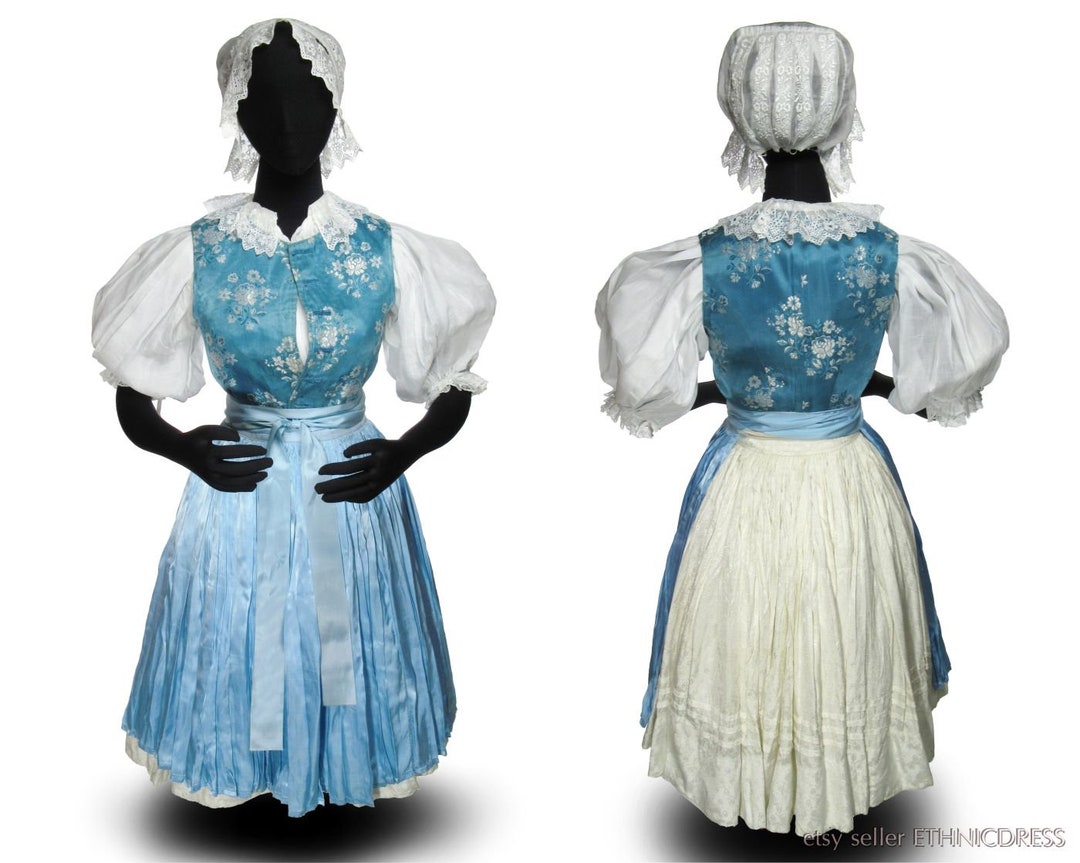 Vintage Lady's Folk Costume From Myjava, Slovakia | Traditional ...