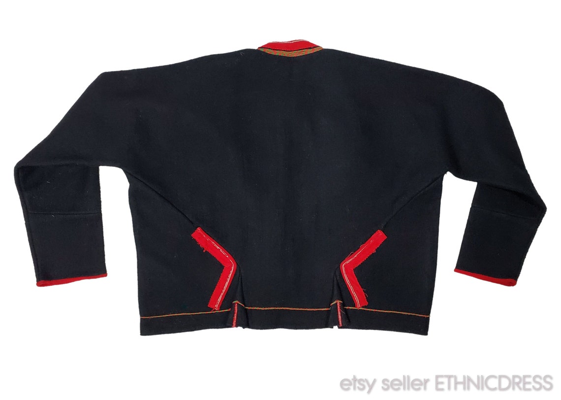 Traditional Slovak Men's Folk Costume Jacket From Detva - Etsy