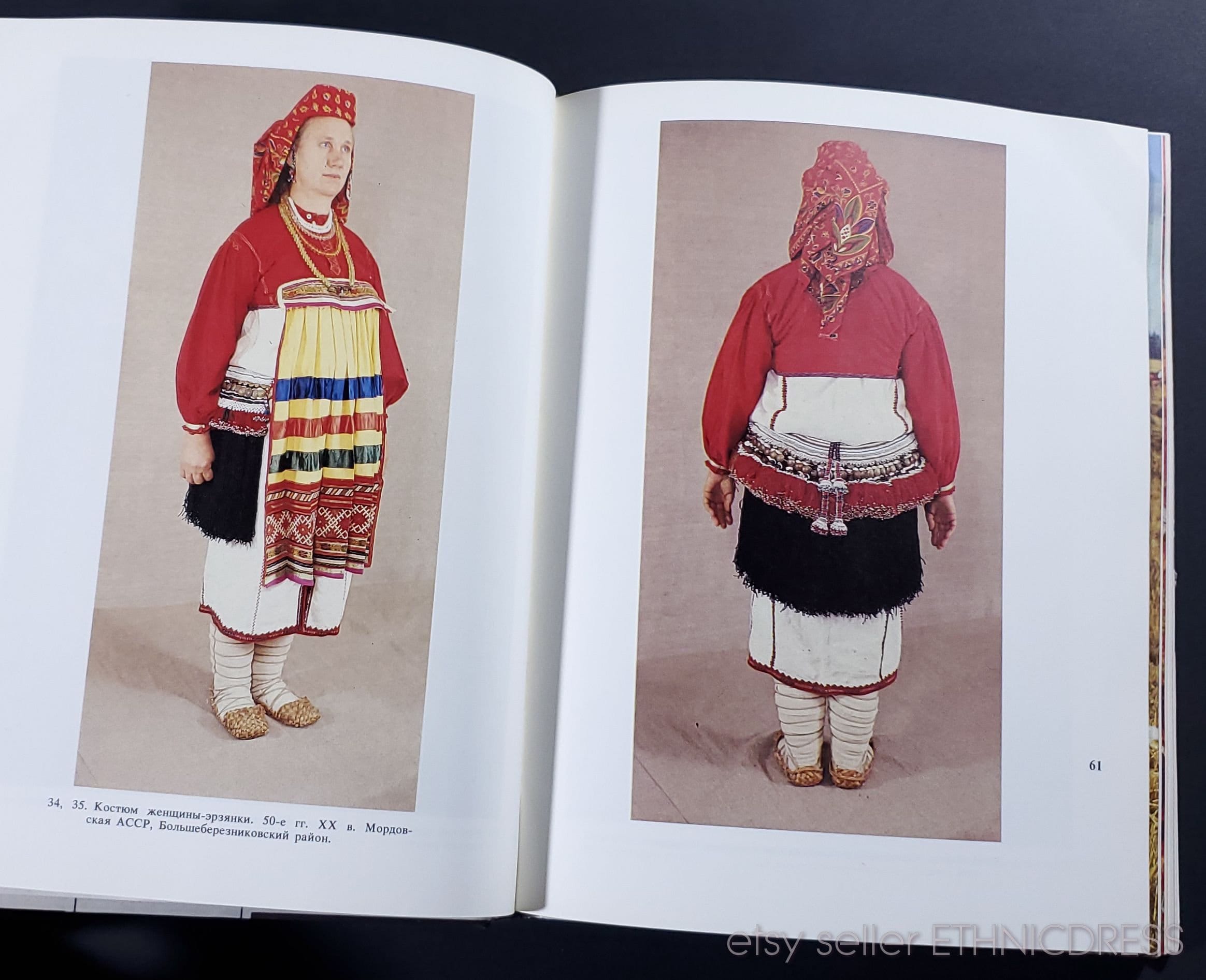 BOOK Mordvin Folk Costumes - Traditional Dress & Embroidery | Russian ...