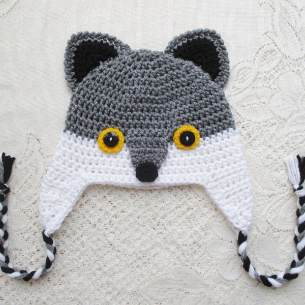 Crochet Wolf Hat - Etsy