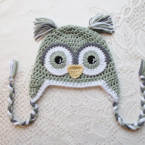 Crochet Owl Hat - Etsy