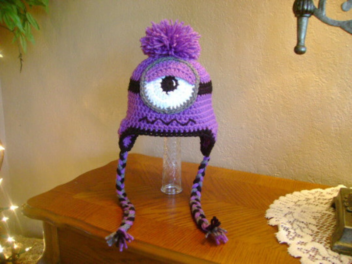 Silly Little Yellow Guy Crochet Hat Winter Hat Photo Prop - Etsy