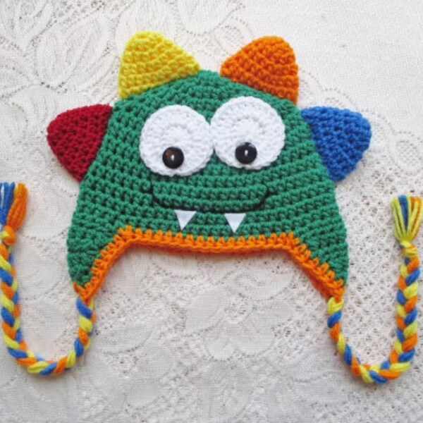 Baby Monster Hat - Etsy