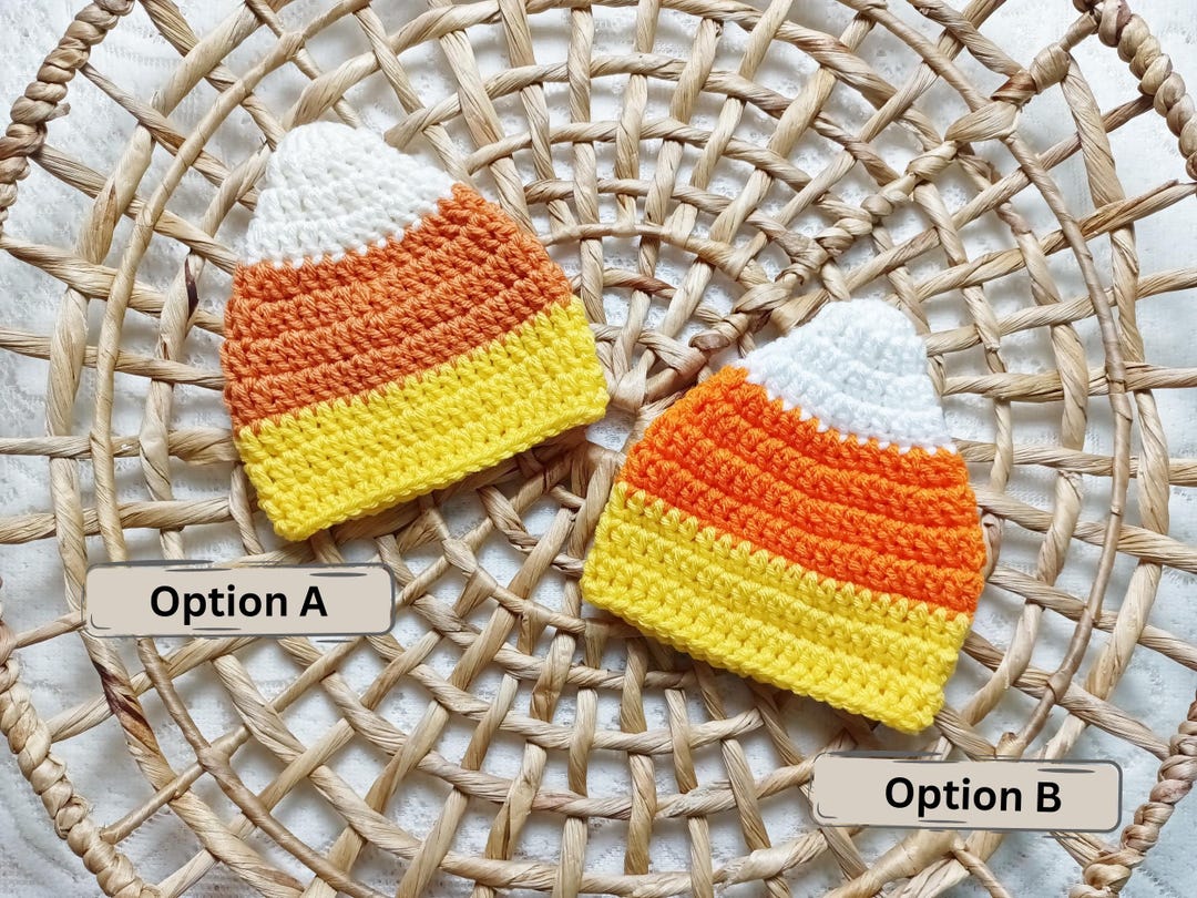 Baby Candy Corn Hat, Newborn Photo Prop, Halloween Costume, Hats for ...