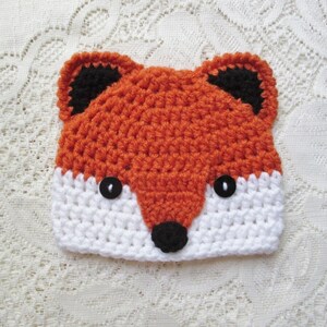 Red Fox Crochet Hat - Wildlife Animal - Winter Hat - Photo Prop ...