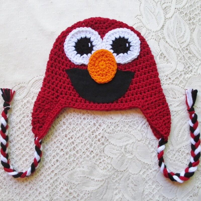 Elmo Hat - Etsy