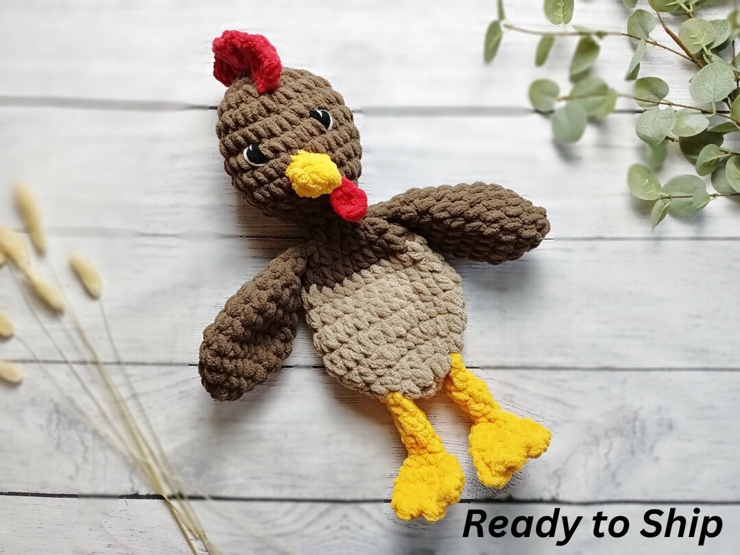 Chicken Snuggler Lovey - Baby Chicken Snuggler - Farm Nursery Decor ...