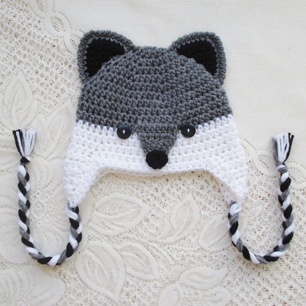 Crochet Wolf Hat - Etsy