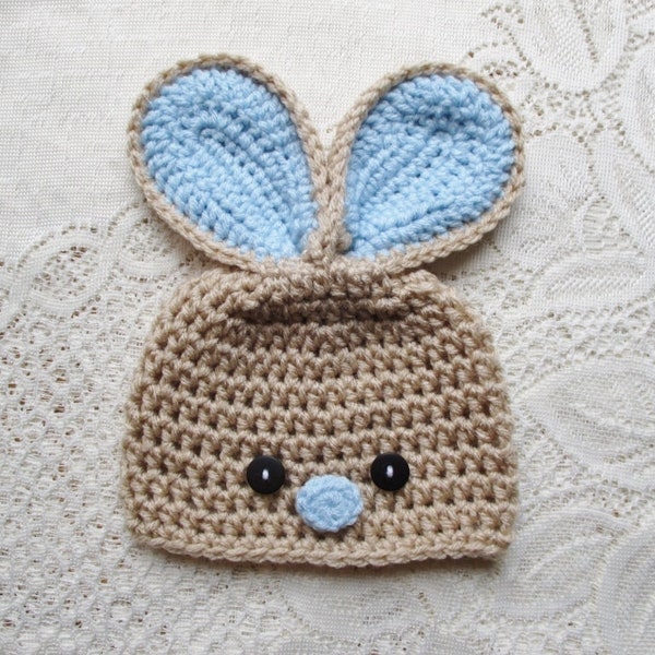 Crochet Bunny Hat - Etsy