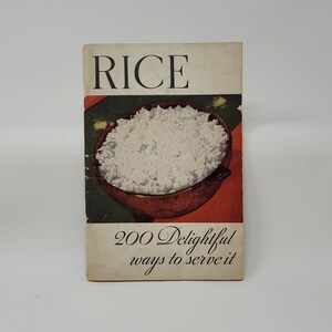 Rice 200 Delightful Ways to Serve It - Vintage 1930s Softcover Cook ...