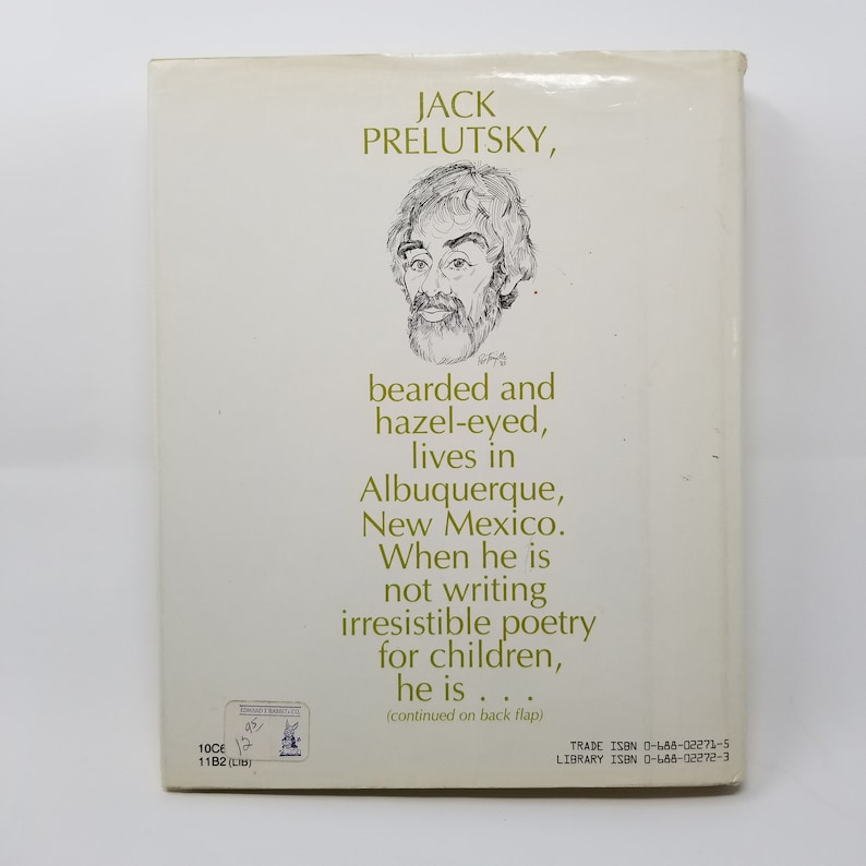 The New Kid on the Block Jack Prelutsky Vintage Childrens - Etsy