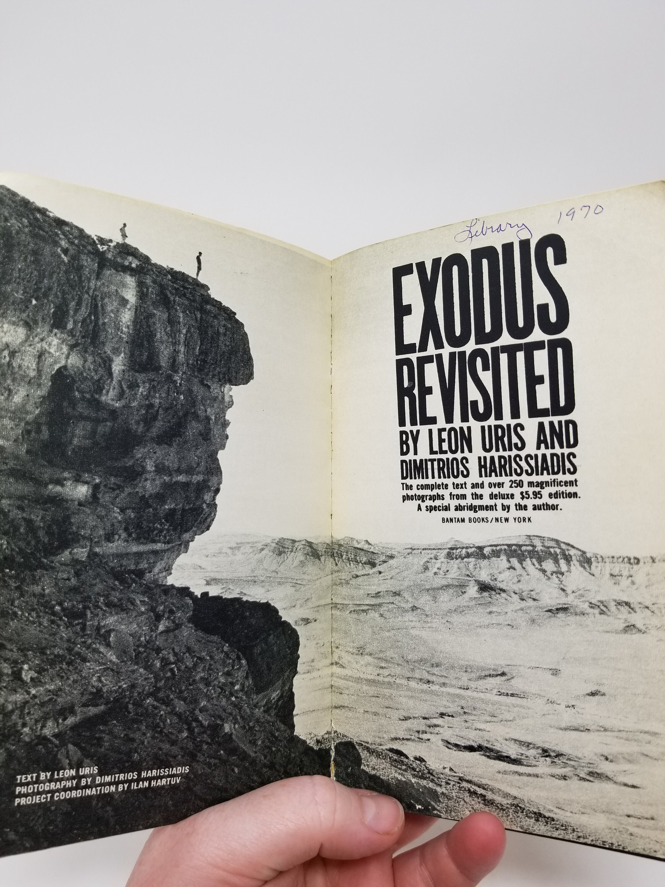 Exodus Revisited Leon Uris Vintage Paperback Book 1960s | Etsy