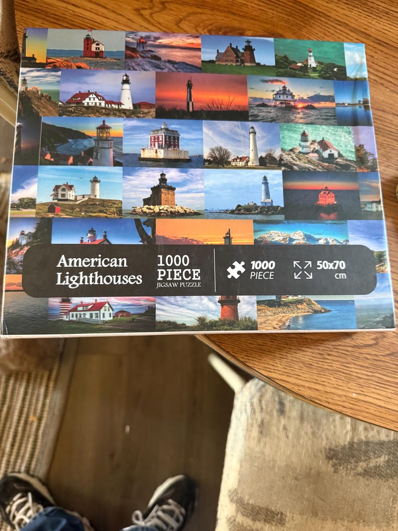 American Lighthouses 1000 Piece Jigsaw Puzzle (50x70cm) - Etsy