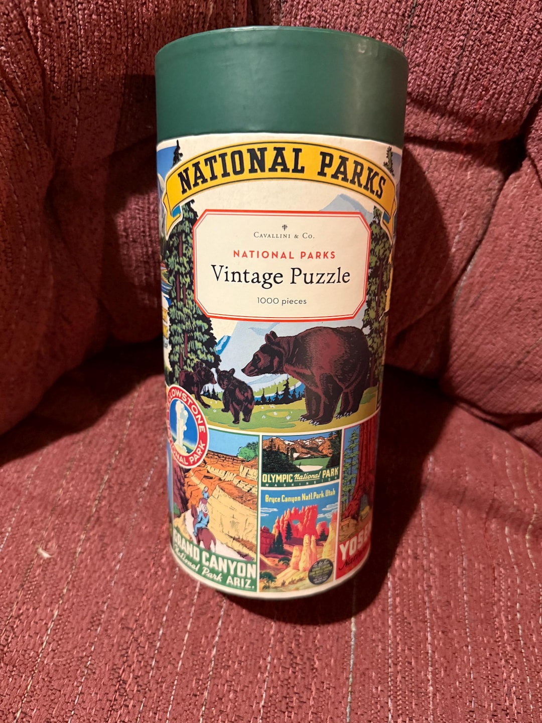 Cavallini & Co National Parks Vintage 1000 Pc Jigsaw Puzzle - Etsy