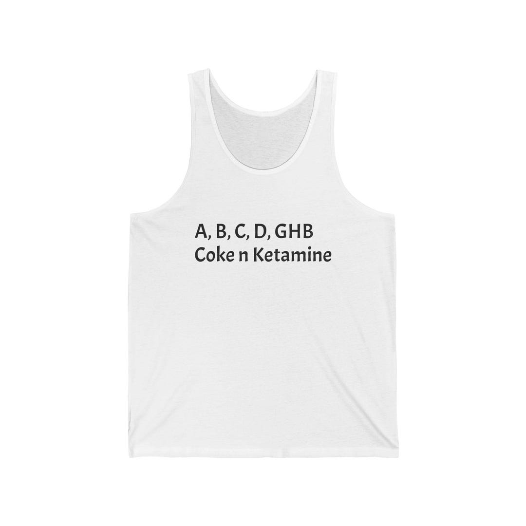 ABCD GHB Coke N Ketamine! Tank Top - Etsy