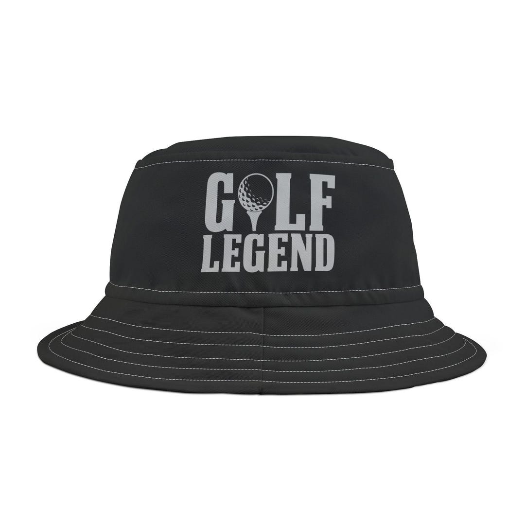 Golf Legend Bucket Hat | USA Made Polyester Sun Protection - Etsy