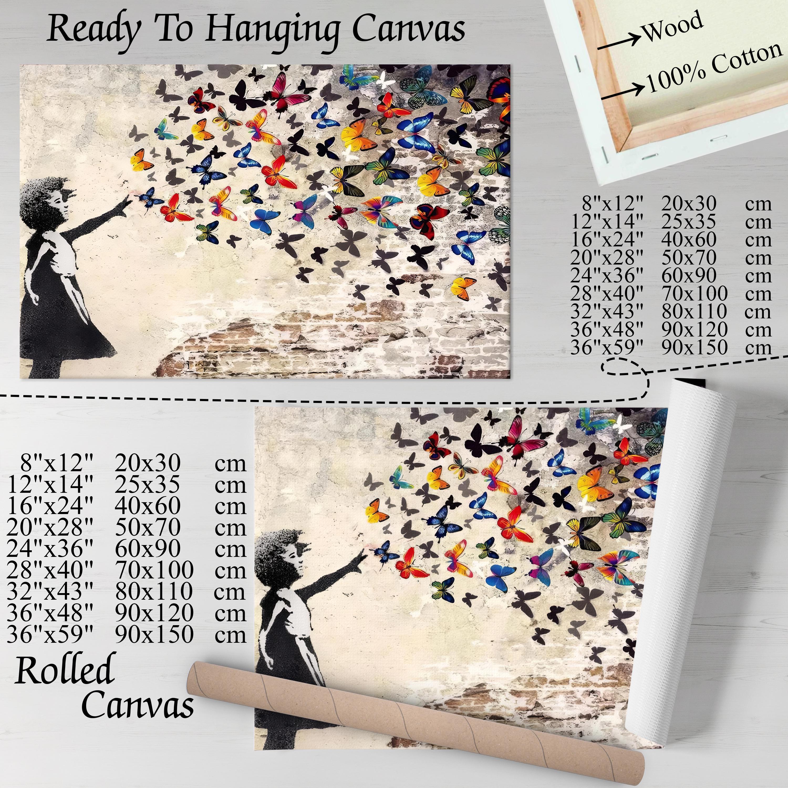 Retro 1980s Pop Art Canvas Wall Art, Vintage Comic Style Poster ...