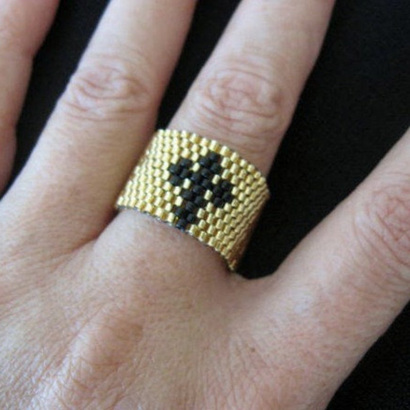 Cross Ring - Etsy