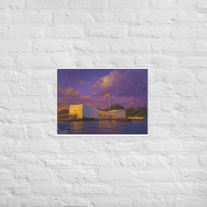 USS Arizona Poster - Etsy