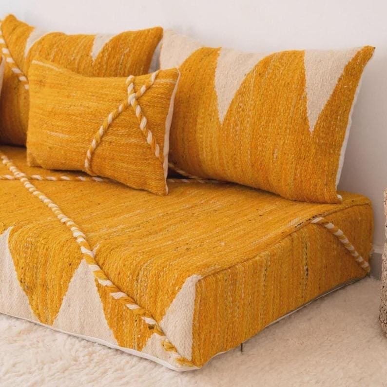 Handmade Moroccan Floor Sofa – Traditional Arabic Majlis Style - Etsy UK