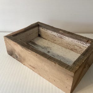 White Barnwood Display Box - Etsy