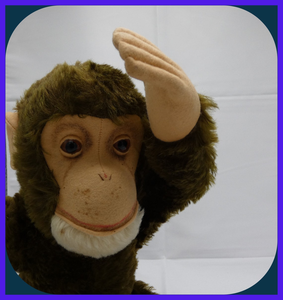 Rare Schuco 21 Inch Yes No Monkey Fully Jointed Mohair Fur - Etsy