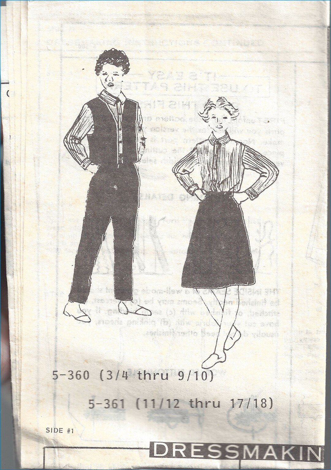 Pattern Vintage Girl Scout Uniforms Sewing UNCUT Cadette - Etsy