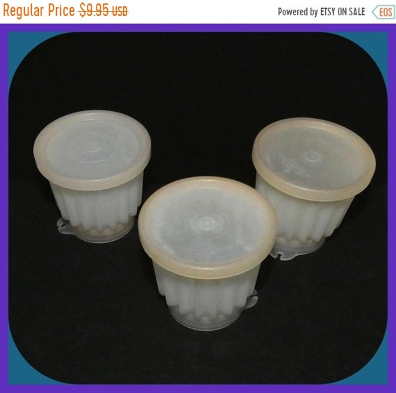 Tupperware Individual JELLO Gel Molds Upper and Bottom Lids - Etsy