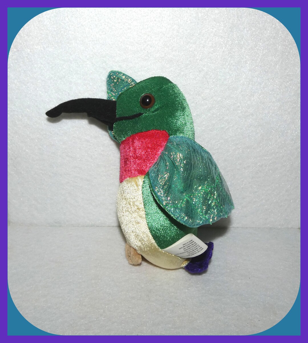 The HUMMINGBIRD PICO Libby's Kern's Nectar Expert Plush Toy Mascot, 6 ...