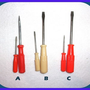 Sewing Machine Screwdrivers, Pair, Small, Larger, Choice, Flat Head ...