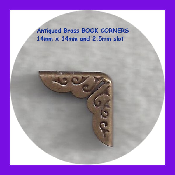 Metal Book Corners - Etsy